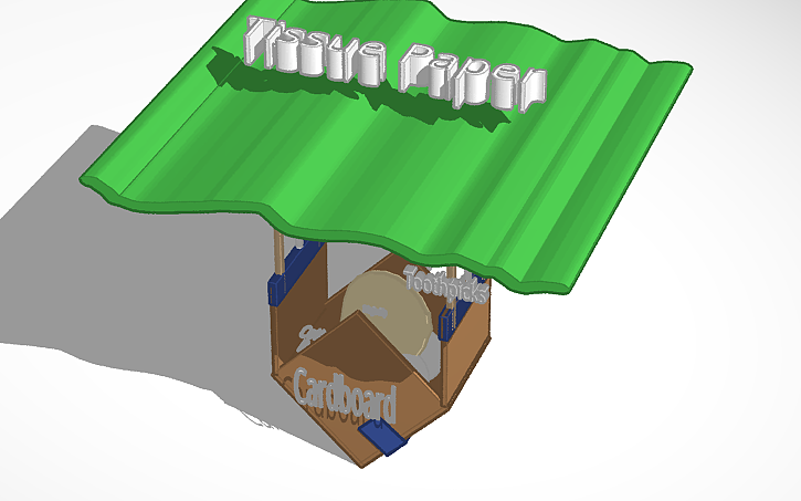 3D design Chip Project 3-D Prototype 1 - Tinkercad