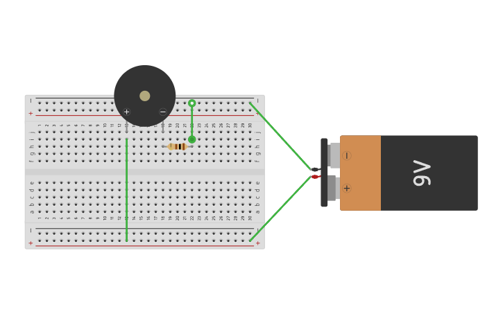 Circuit design Circuito Bocina - Tinkercad