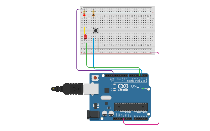 Circuit design Задание 17 - Tinkercad