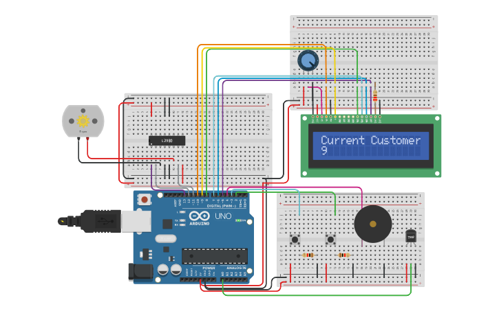 Circuit design Microprocessor Assignment | Tinkercad