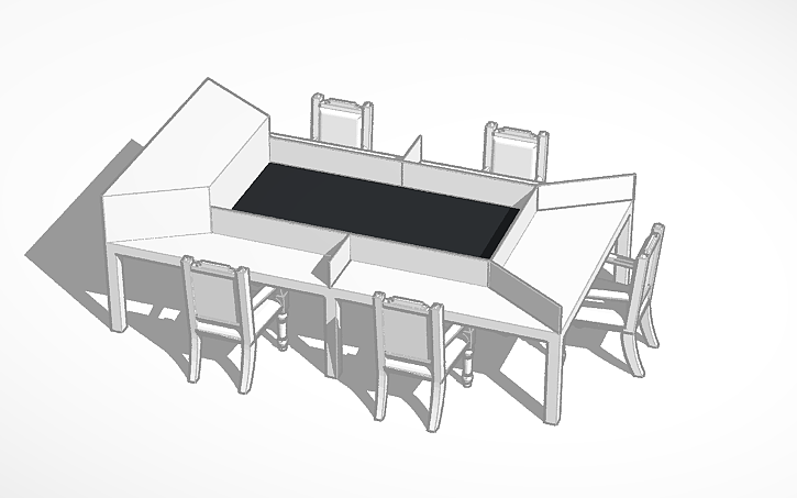 3D design Dnd Table - Tinkercad