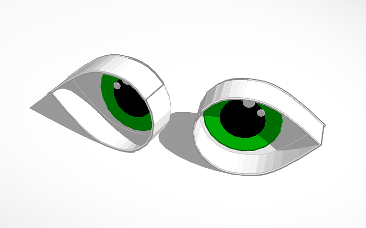 3D design Follow-me eyes - Tinkercad