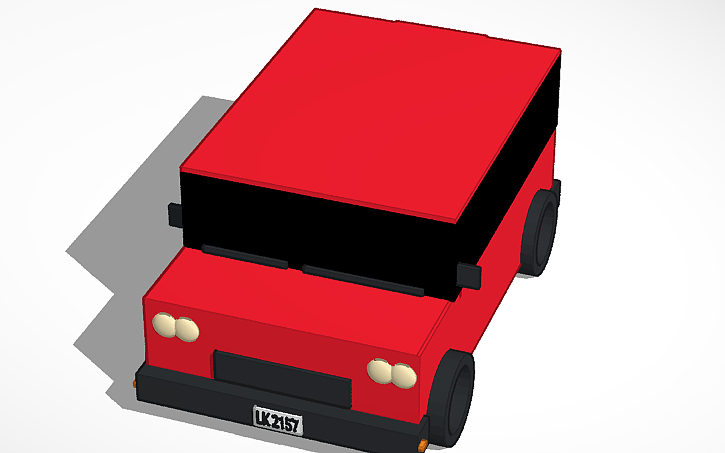 3D design Simple Car - Tinkercad