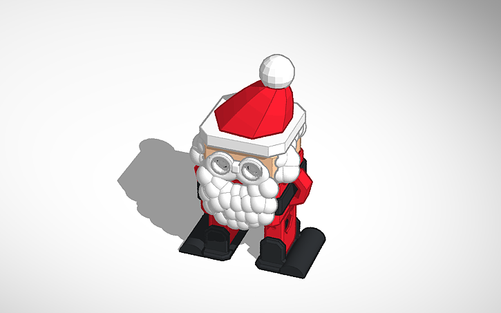 3D design Otto DIY Santa Claus robot - Tinkercad
