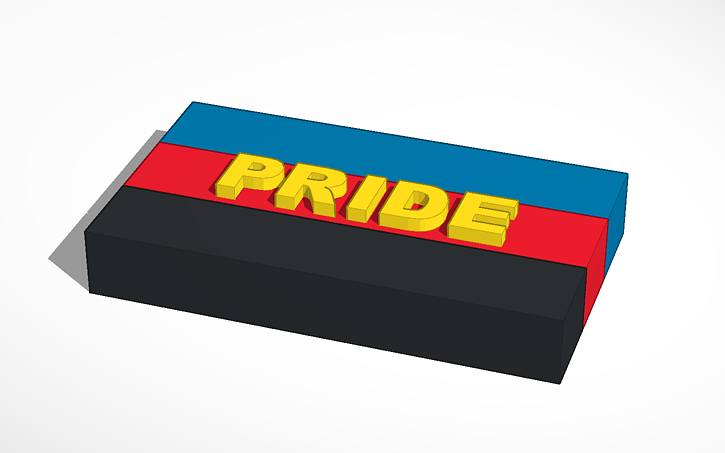 3D design Polyamory Pride Flag | Tinkercad