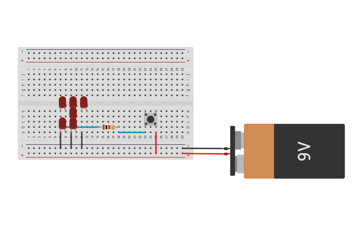 Circuit Design Pulsador Tinkercad