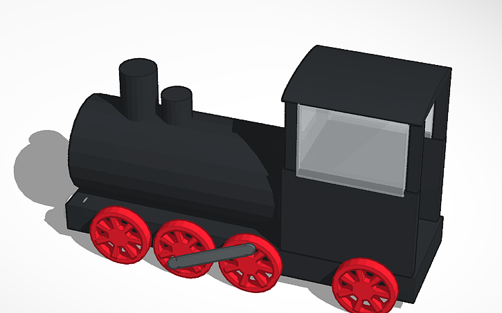 3D design Steam Train (in Progress) - Tinkercad