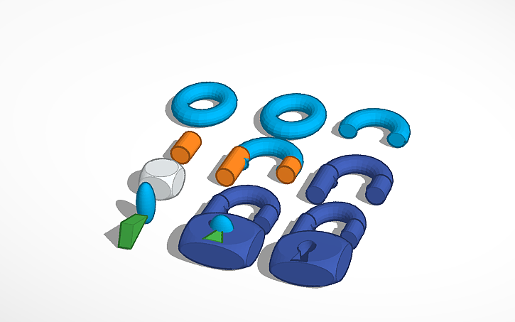 3D design Design a Lock - Tinkercad