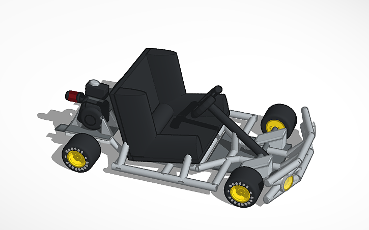 3D design go kart - Tinkercad