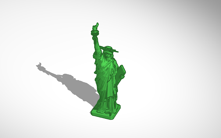 3D design Statue of Liberty - Tinkercad
