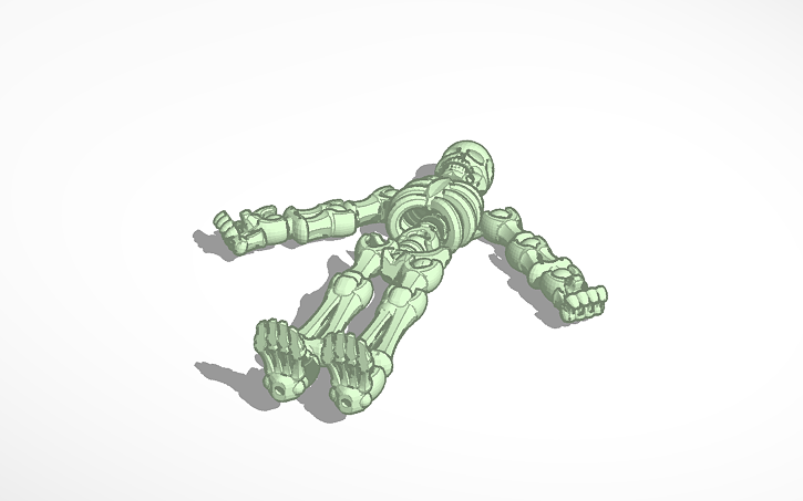 3D design skeleton | Tinkercad