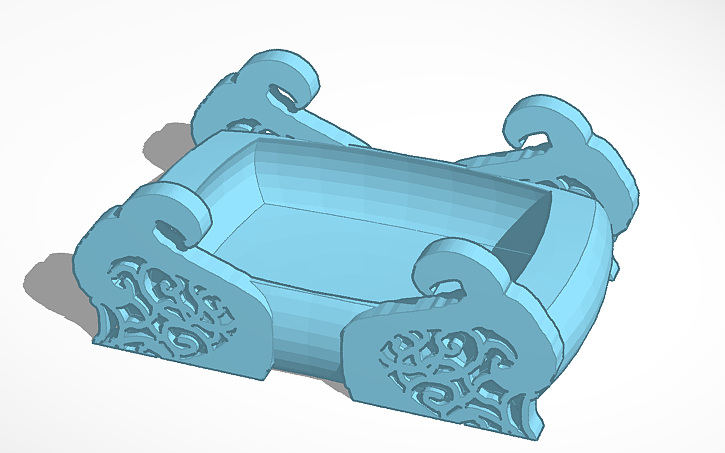 3D design soap dish - Tinkercad