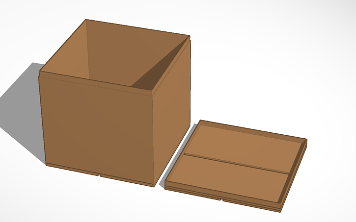 3d Design Packing Box Tinkercad