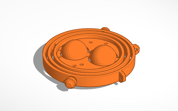 3D design time turner - Tinkercad