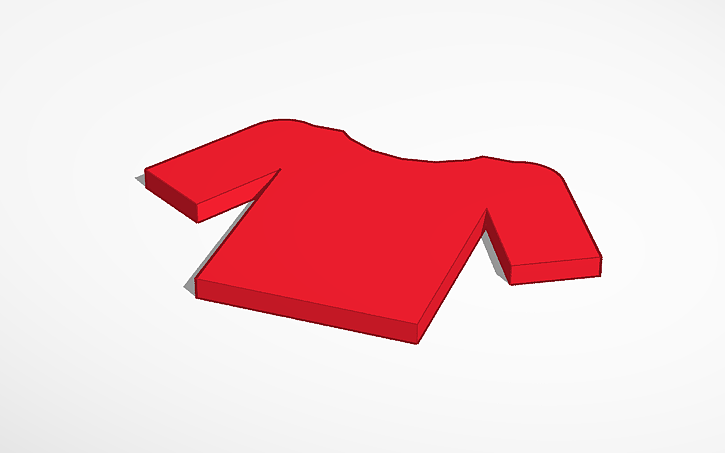 3D design t-shirt - Tinkercad