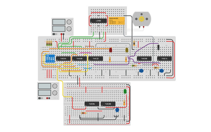 Circuit design Tarea 10 terminada - Tinkercad