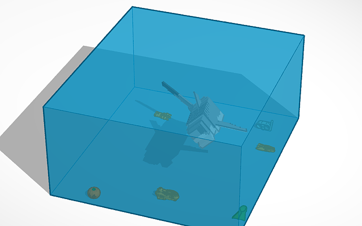 3D design Tiburon - Tinkercad