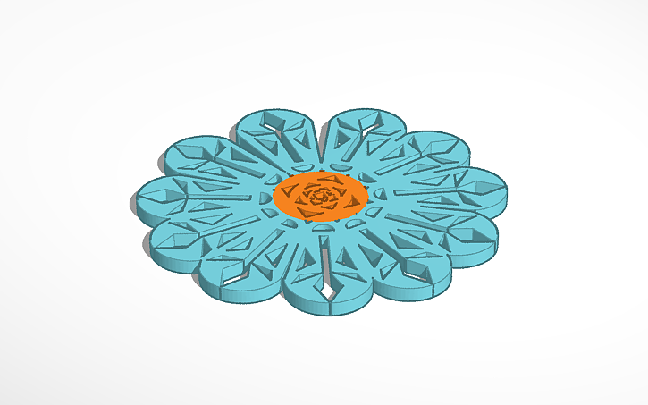 3D design Flower - Tinkercad