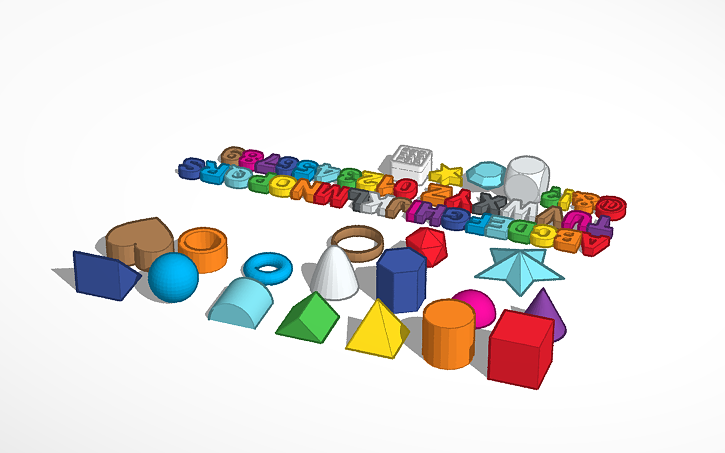 3d Design All Basic Objects Tinkercad