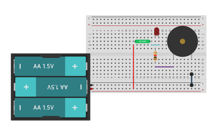 Circuit Design Tilt Sensor Tinkercad