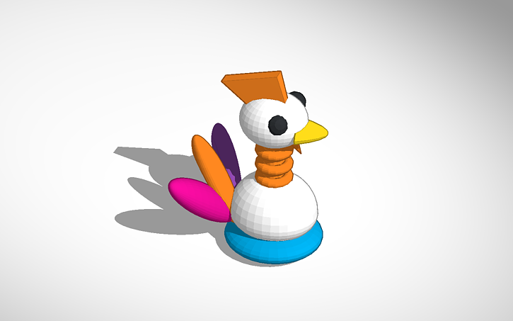 3D design Galactic Bird | Tinkercad