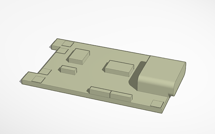 3D design Copy of Model TP4056 TYPE C - Tinkercad