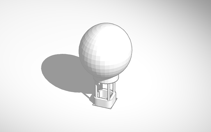 3D design Hot Air Balloon - Tinkercad