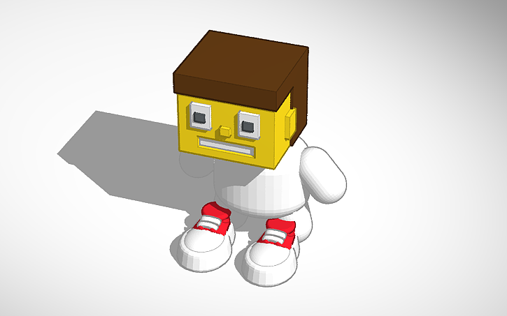 3d Design Knock Off Minecraft Steve Tinkercad
