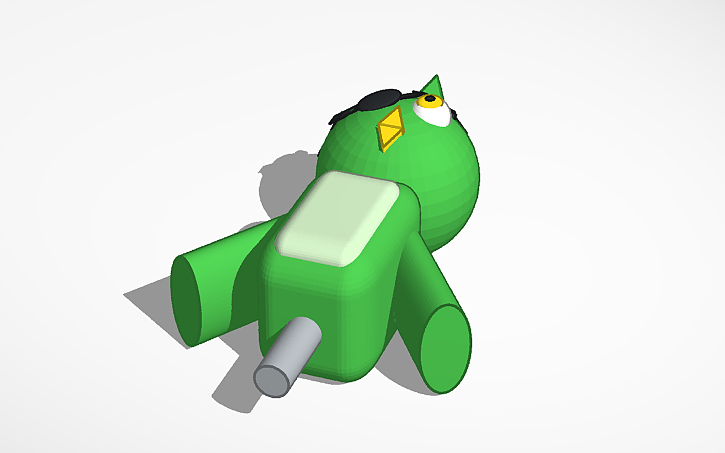 3D design Pickels the parrot - Tinkercad