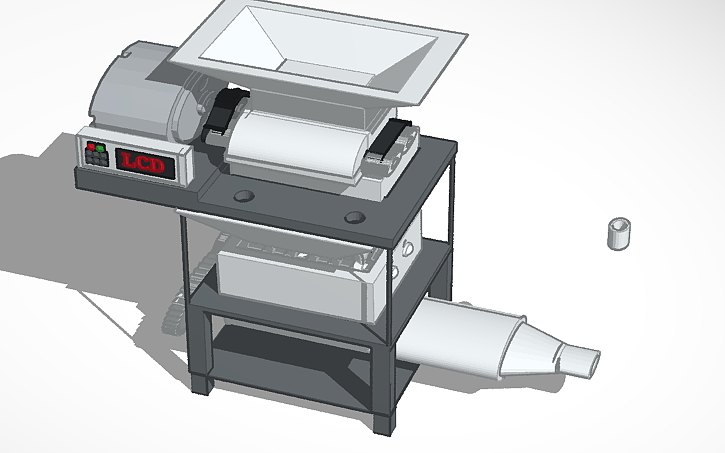 3D design BRIQUETTE MAKER MACHINE | Tinkercad