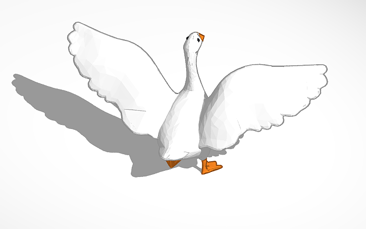 3D design Goose - Tinkercad