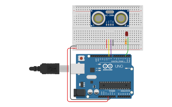 Circuit design Copy of Monitor serial | Tinkercad