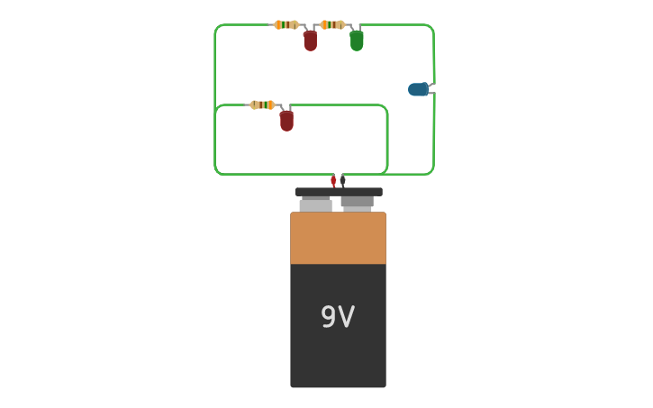 Circuit Design Parellel Circuit Tinkercad