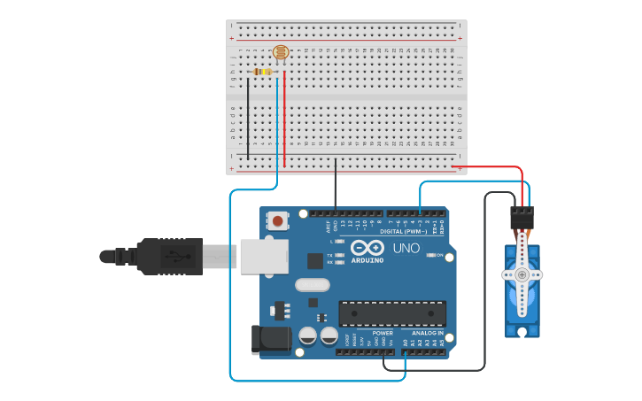 Circuit design VERIFICA TEOBALDI - Tinkercad