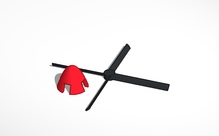 3D design Propeller and Spinner 4 blade | Tinkercad