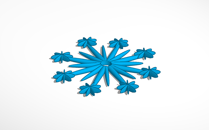 3D design Snowflake Ashurkova Mary - Tinkercad