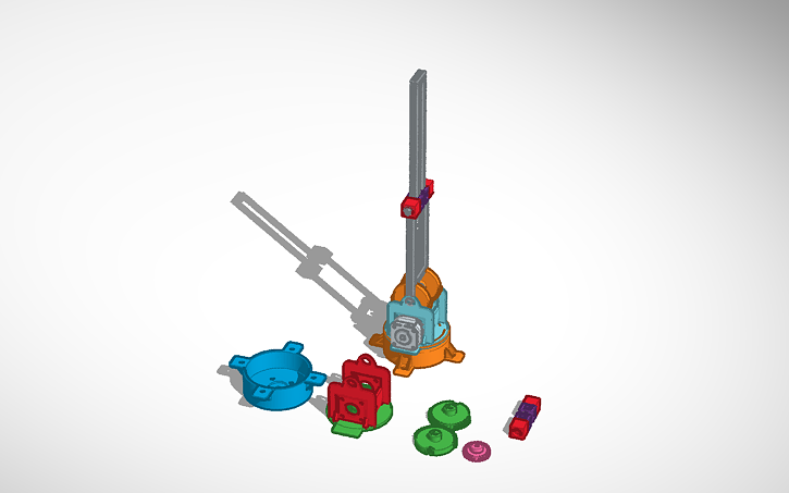 3D design Jasper Robot Arm - Tinkercad