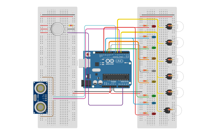 Circuit design Semestral // Elvia Daniela Rivas Eguia // 4''C | Tinkercad
