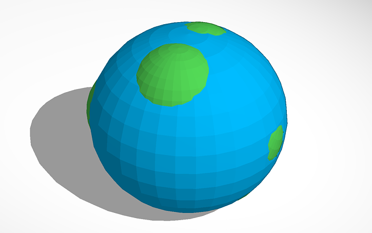 3D design The earth | Tinkercad