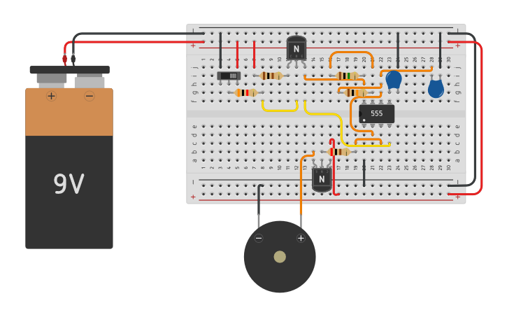 Circuit design Phase 1 - Tinkercad