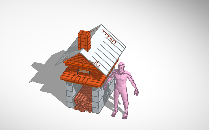 3D design Pizza Oven - Tinkercad