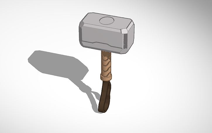 3D design thor hammer mjolnir | Tinkercad