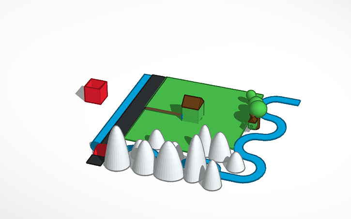 3D design Random Landscape | Tinkercad