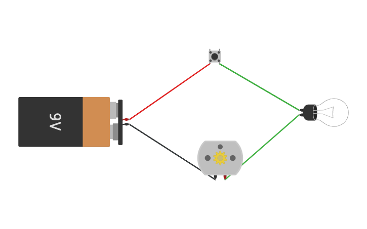 Circuit design First electric circuit | Tinkercad