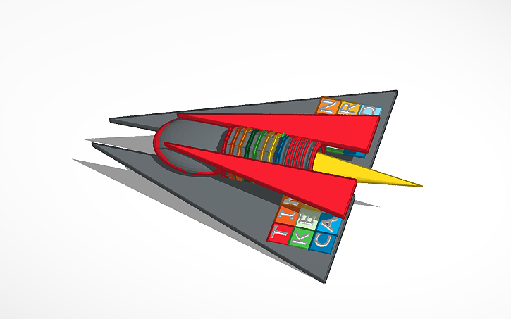 3D design tinker plane!! | Tinkercad