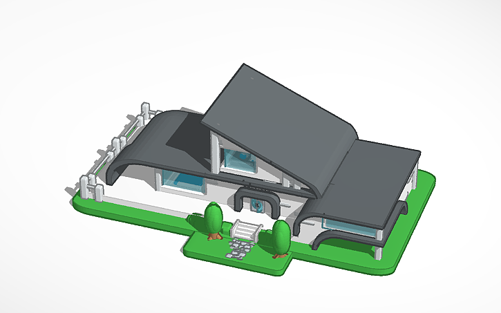 3D design house model | Tinkercad