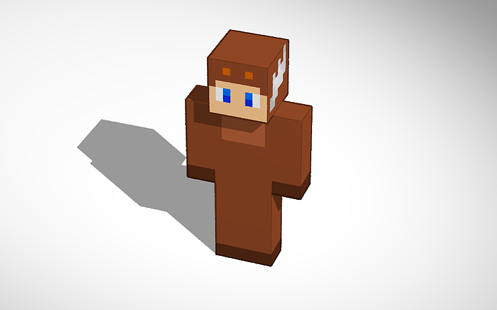 3D design MooseCraft Skin - Tinkercad
