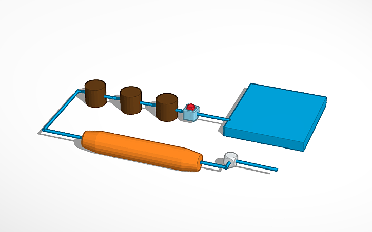 3D design Water Filtration - Tinkercad