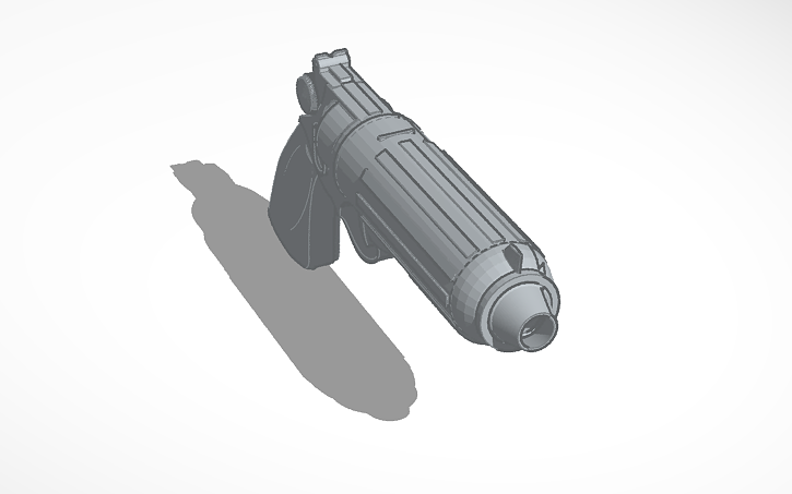 3D design blaster pistol | Tinkercad