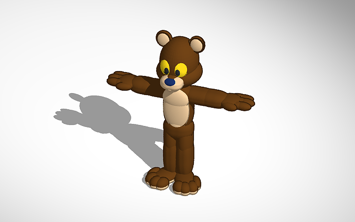 3D design Bear oc template - Tinkercad